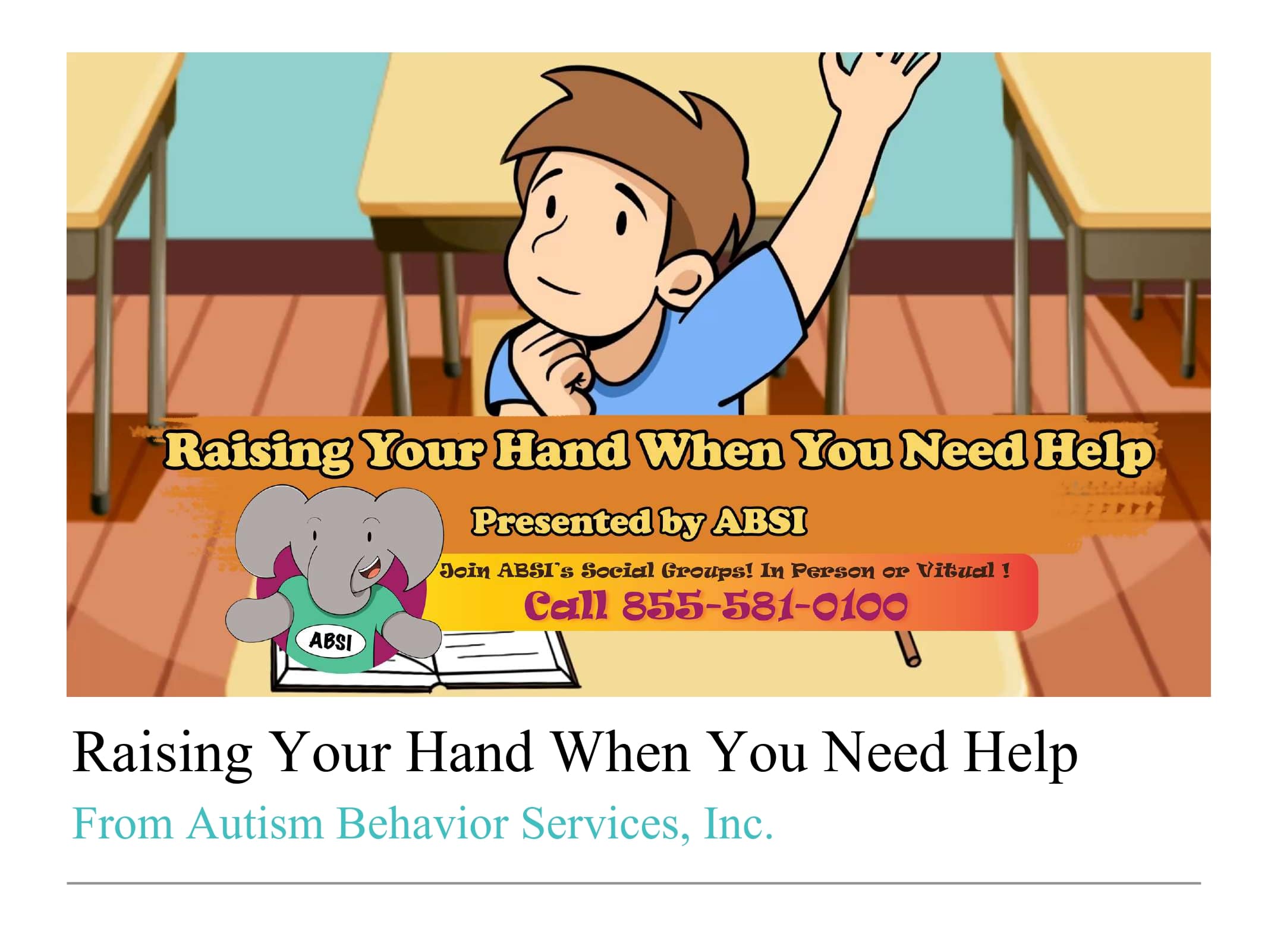 Free library of Social Stories for Autism | Autism Behavior Services, Inc.